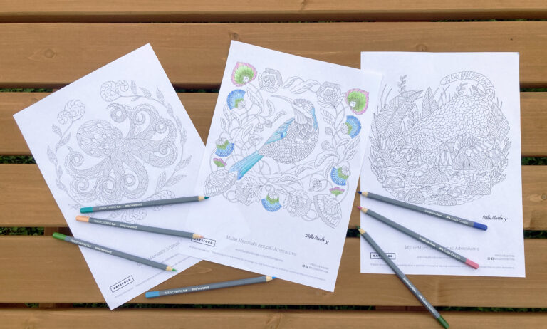 Free Millie Marotta colouring sheets for the summer - Batsford Books